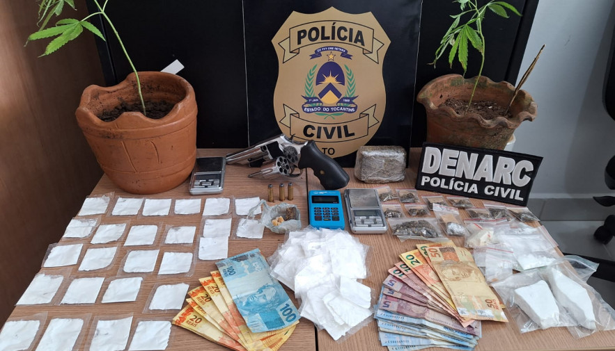 Polícia Prende Traficantes E Apreende Armas E Drogas Em Araguaína