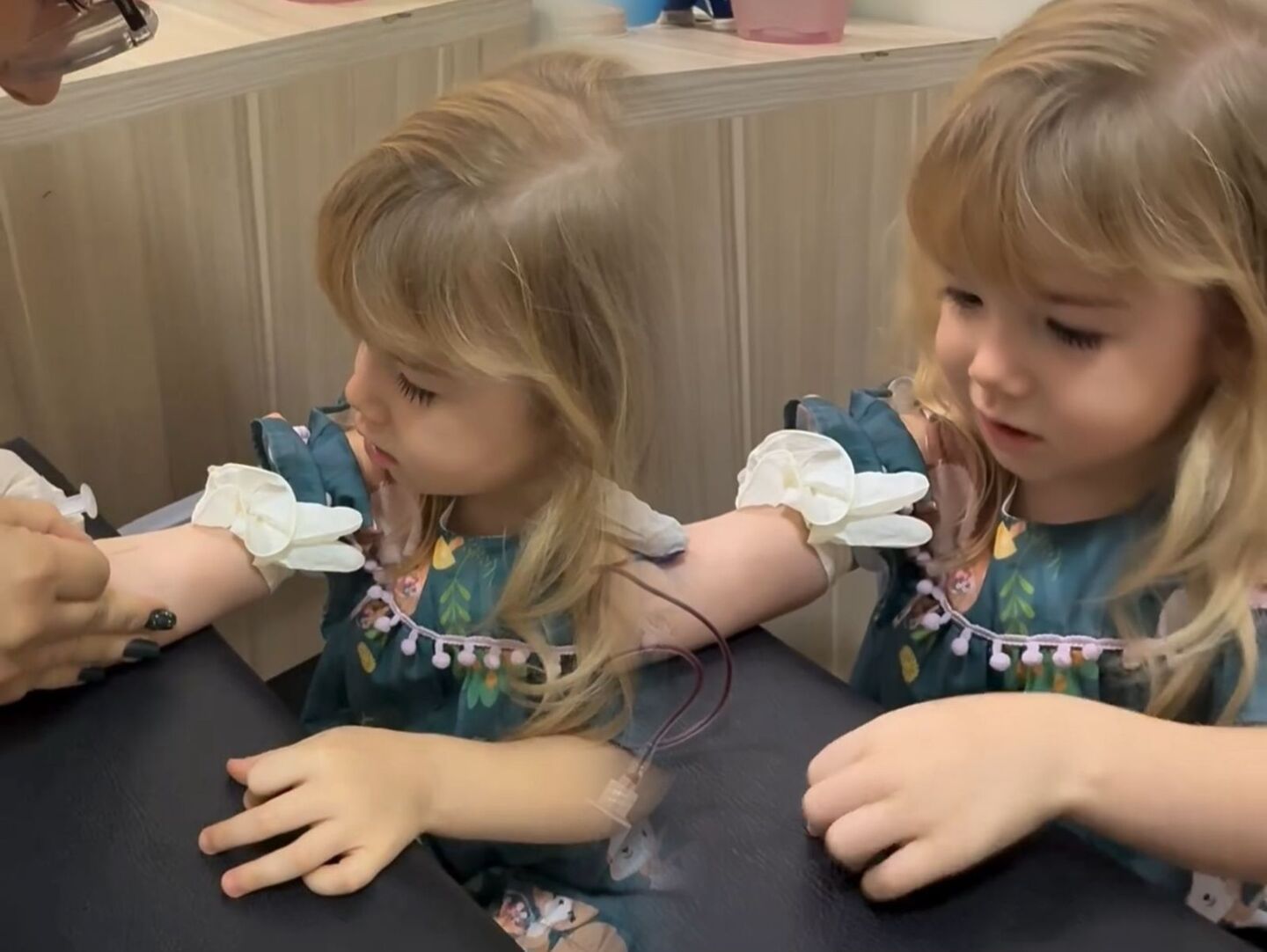 Reação de garotinha coletando sangue surpreende e encanta internautas ...